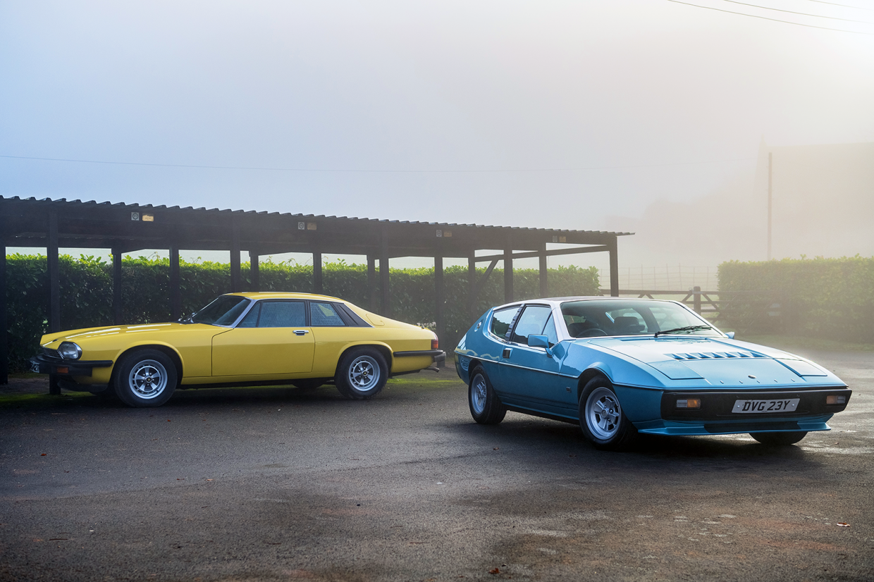Jaguar XJ-S vs Lotus Elite: new order grand tourers | Classic & Sports Car
